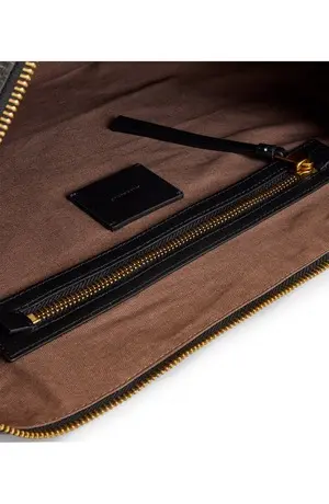 ALLSAINTS Half Moon Leather Shoulder Bag