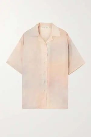 Acne Studios Silk-habotai Shirt - Baby Pink