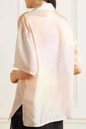 Acne Studios Silk-habotai Shirt - Baby Pink