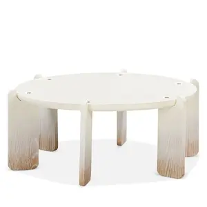 TOV FURNITURE Gloria Oak Coffee Table - Cream