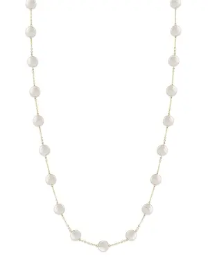 BLOOMINGDALE'S Cultured Freshwater Coin Pearl Station Necklace