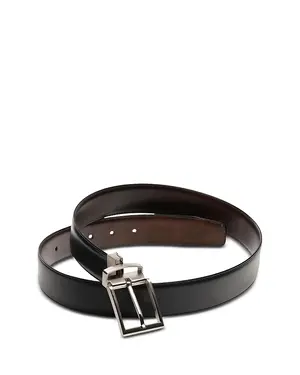 Magnanni Lados Leather Belt - Black/brown