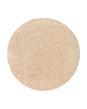 LIVABLISS Masterpiece Mpc-2302 Round Area Rug, 7'10 X 7'10 - Taupe/brown