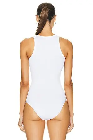 Alaïa Tank Top Bodysuit - Blanc