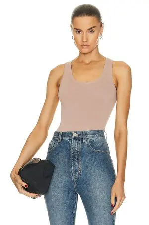 Alaia Scoop Neck Tops