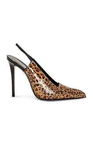 Saint Laurent Raven Slingback Pump