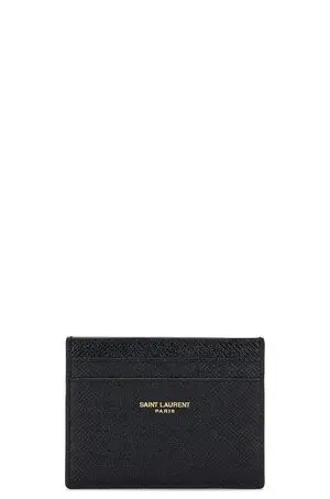 Saint Laurent Gold Tone Wallets For Men