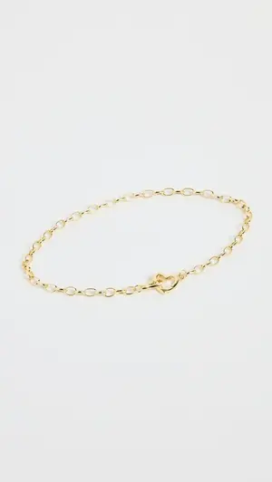 Gorjana Parker Heart Mini Bracelet - Gold