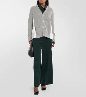 Sacai Pleated Cardigan