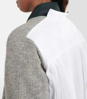 Sacai Pleated Cardigan