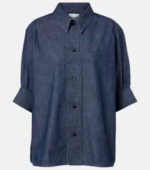 JIL SANDER Cotton Poplin Shirt - Blue