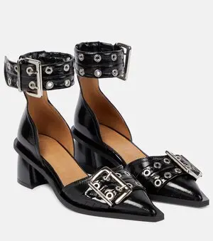 GANNI Embellished Pumps - Black