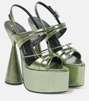 D'accori Metallic Sandals For Women