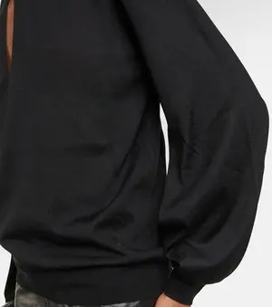 TOM FORD Cutout Cashmere And Silk Turtleneck Sweater