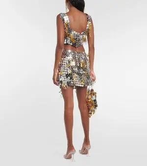 Rabanne Embellished Miniskirt