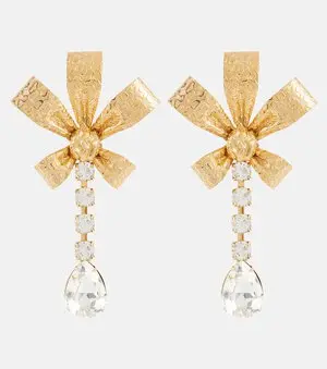 JENNIFER BEHR Hollis Crystal-embellished Drop Earrings - Gold