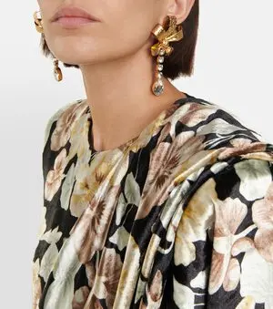 JENNIFER BEHR Hollis Crystal-embellished Drop Earrings