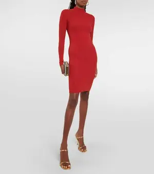 Wolford X Simkhai Logo Jersey Minidress