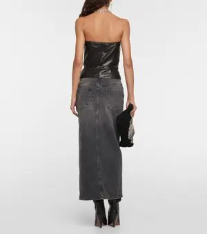Isabel Marant Etna Leather Bustier