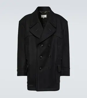 MAISON MARGIELA Wool-blend Pea Coat
