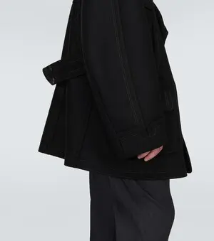 MAISON MARGIELA Wool-blend Pea Coat