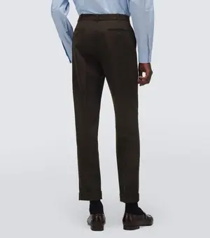 THE ROW Seth Straight Wool Pants
