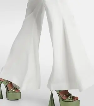 Nina Ricci High-rise Flared Trousers