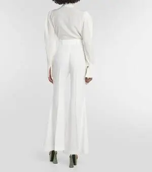 Nina Ricci High-rise Flared Trousers