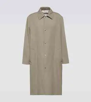 JIL SANDER Wool Car Coat - Grey