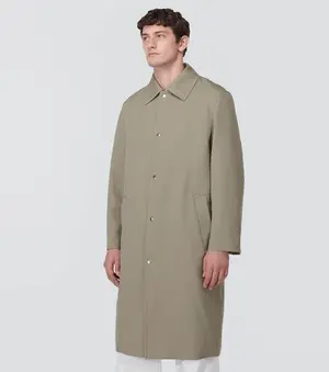 JIL SANDER Wool Car Coat - Grey