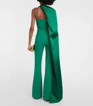 Safiyaa Lollian Marmont Caped Jumpsuit