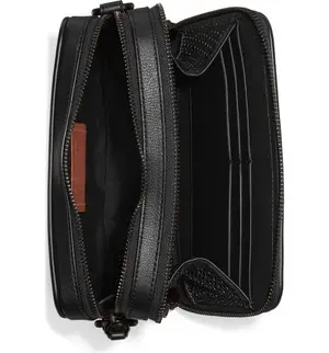 COACH Charter Signature Jacquard & Leather Crossbody Bag