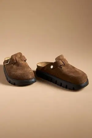 BIRKENSTOCK Boston Chunky Clogs - Dark Tea