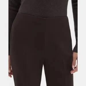 Theory Cropped Kick Pant - Mink