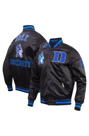PRO STANDARD Duke Blue Devils Classic Satin Full-snap Jacket