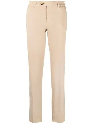 Brunello Cucinelli Straight-leg Chino Trousers - Neutrals