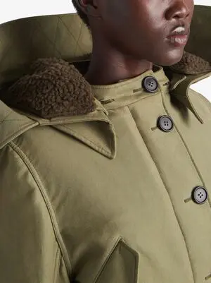 Prada Cropped Hooded Jacket