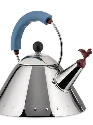 ALESSI Bird Metallic-effect Kettle - Silver