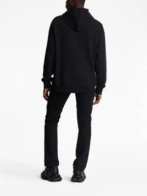 Balmain Logo-patch Cotton Hoodie