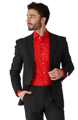 Opposuits Christmas Icons Stretch Button-up Shirt - Red