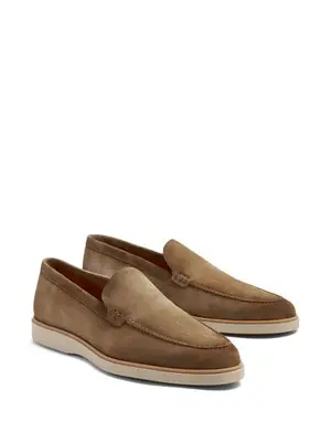 Magnanni Lourenco Suede Loafers - Brown
