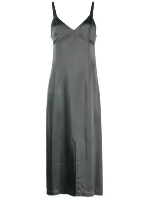 TOTEME Satin Slip Midi Dress