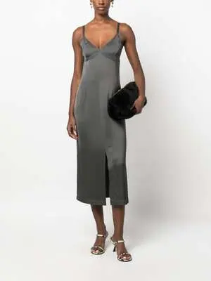 TOTEME Satin Slip Midi Dress