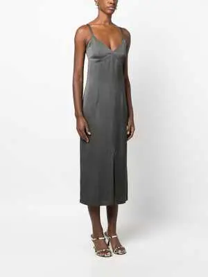 TOTEME Satin Slip Midi Dress