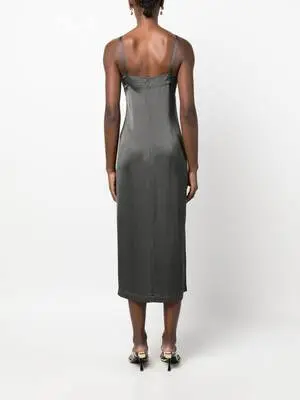 TOTEME Satin Slip Midi Dress