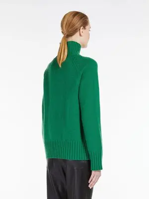 Max Mara Wool And Cashmere Polo-neck Sweater