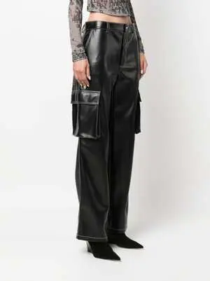 Philosophy Di Lorenzo Serafini Low-rise Flared Cargo Trousers
