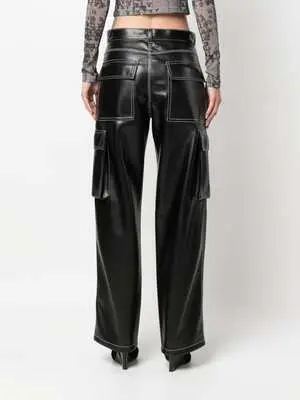 Philosophy Di Lorenzo Serafini Low-rise Flared Cargo Trousers