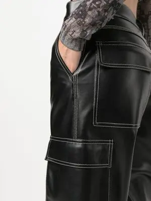 Philosophy Di Lorenzo Serafini Low-rise Flared Cargo Trousers
