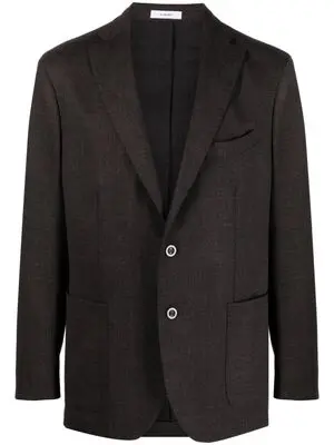 Boglioli Virgin-wool Single-breasted Blazer